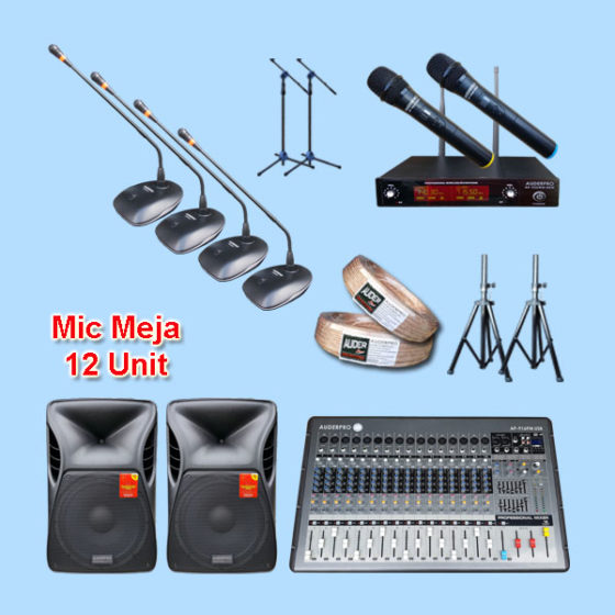 Paket M4 Mic Meja Rapat AUDERPRO AP-917 – Sound System