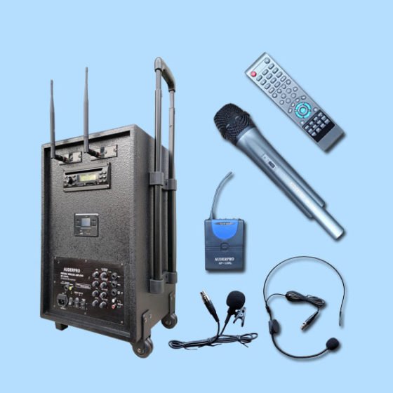 E11. Portable AP-1282PA-B + 2 AP-112AX – Sound System